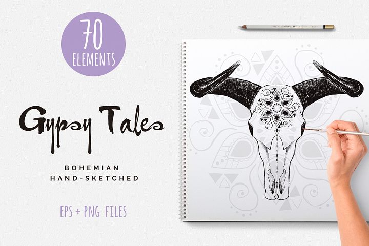 Halloween watercolor and vector by Tati | Design Bundles